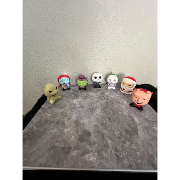 Disney | Toys | Set Of 7 Disney Nightmare Before Christmas Bullsitoy ...